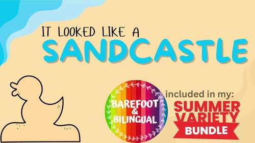 It Looked Like a Sandcastle Clipart - Summer Clipart | TPT