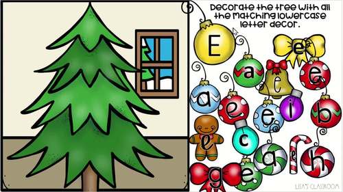 CHRISTMAS SORT LOWERCASE LETTER - ONLINE Distance Learning Google ...