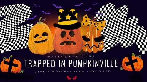 Genetics Escape Room - Pumpkins, Punnets, and Meiosis by Witty Boffin LLC