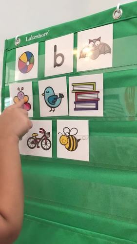 Beginning Sounds Alphabet Pocket Chart Activity - Preschool | TpT