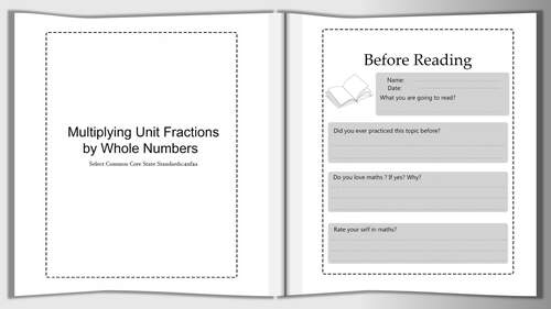 Multiplying Unit Fractions By Whole Numbers-4.NF4.A-4th grade-Practice ...