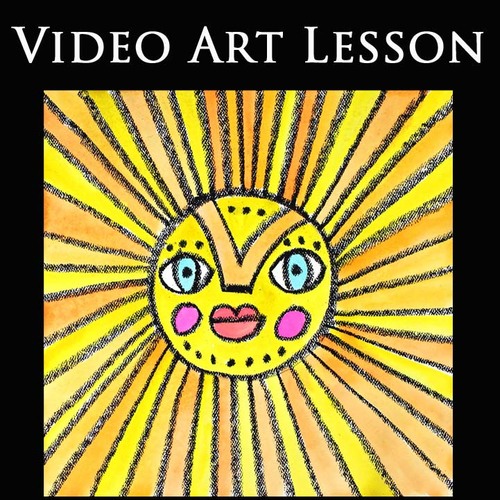 SUMMER FOLK ART SUN | Hispanic Heritage Month | Drawing & Painting Art ...