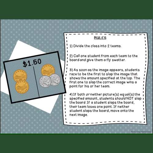 Canadian Money Counting Game by Inquiring Intermediates | TPT