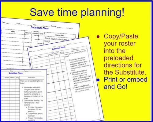 US History Substitute Plan Activity Bundle: Reconstruction to Great ...