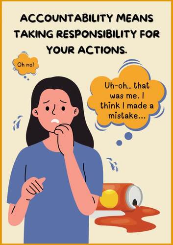 Taking Accountability/Responsibility Social Story | SEL & Autism Support