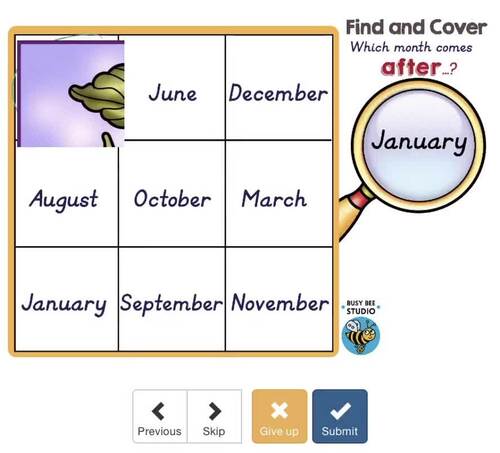 MONTHS OF THE YEAR ACTIVITIES 1ST GRADE CALENDAR SKILLS MATH GAMES BOOM ...