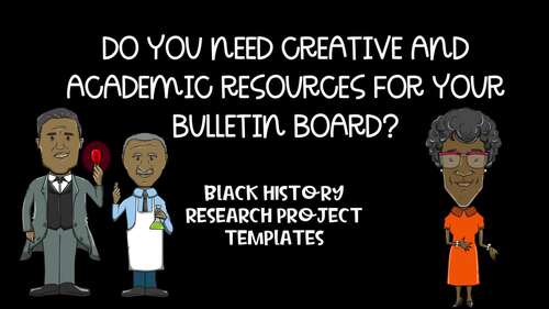 Black History Month Project Biography Bulletin Board Activities ...