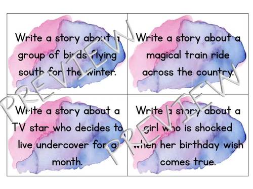 Story starters and writing prompts for middle schoolers | TPT