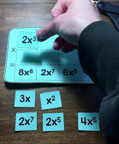 Multiplying Exponents Puzzle Activities - print and digital | TPT