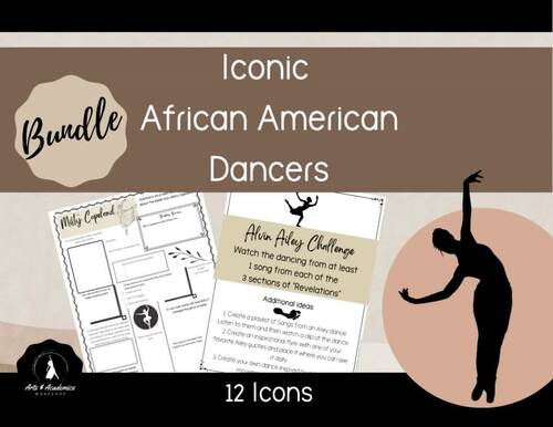 BUNDLE Celebrating African American Dance Icons Activity PDF and ...