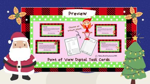 Digital Task Cards Elf Theme by RobinBirdCreations | TPT