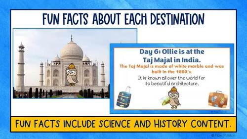 Virtual Field Trip – World Geography – Landmarks – Games – Google Slides