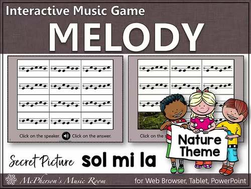 Solfege Sol Mi La Interactive Melody Game | Reveal the Secret Picture ...