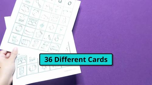 Object Description Camping Bingo Classroom Pack by Imaginative SLP