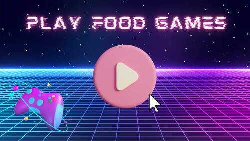 ESL A1 & Kindergarten Food Vocabulary Games | Interactive PowerPoint