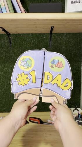 Father's Day Writing Craft | Bilingual English, French, Spanish ...