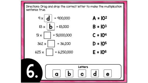 Multiply and Divide by Powers of Ten Digital Activities 5.NBT.2 | TPT