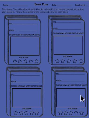 Book Pass-Chapter Book Activity Pack by Scholars Recognize Scholars