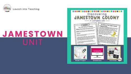 Jamestown Unit by Natalie Rance - Launch Into Teaching | TpT