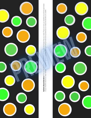 Halloween Borders | Bulletin Board BORDERS Set | Classroom Decor | 50 ...