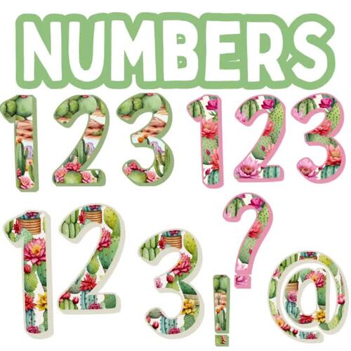 Cactus Bulletin Board Letters for the Cactus Themed Classroom Decor