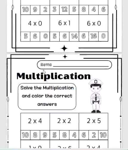 No-Prep Multiplication Practice | Fun & Engaging Worksheets (30 Pages)