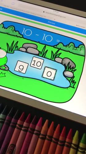 Addition and Subtraction to 10 Boom Cards Bundle | Distance Learning