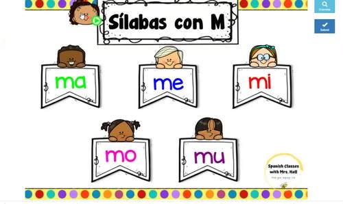Sílabas con M - Aprende - Learn syllables with M | TPT
