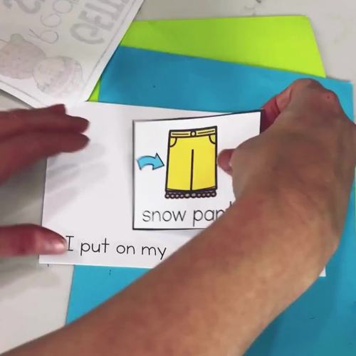 Winter Activities Simple Readers Getting Ready for Snow | Winter Clothing