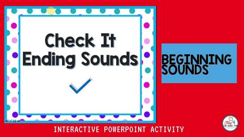 Interactive Ending Sounds PowerPoint | Phonics & Spelling Practice