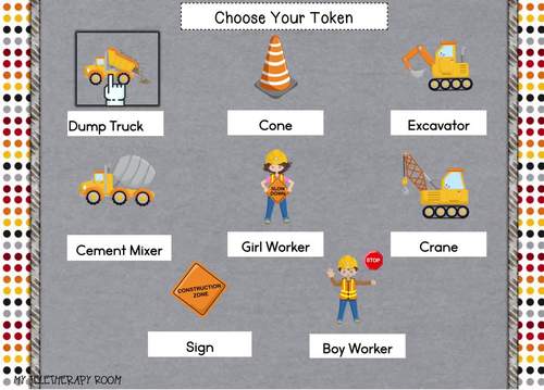 Virtual Token Boards-Construction (Distance Learning, Teletherapy, Boom ...