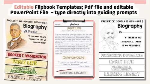 Black History Month Research Project Biography Writing Templates ...