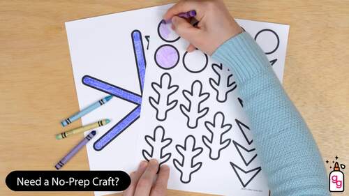 Build a Snowflake Craft, Template, No Prep After Winter Break Writing ...