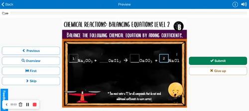 Chemistry BOOM™ Cards: Balancing Equations Level 2 by Bazinga Brown