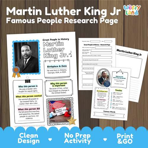 Martin Luther King Jr. Research Project | Black History Month Biography ...