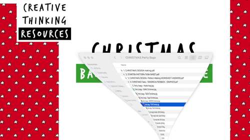 Christmas Handmade DIY Art Craft Kits | Gift BAGS Make & Design | 1 Lesson