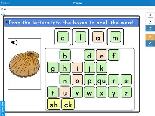Beginning Blends Drag & Spell BOOM CARDS | Initial Blends Spelling
