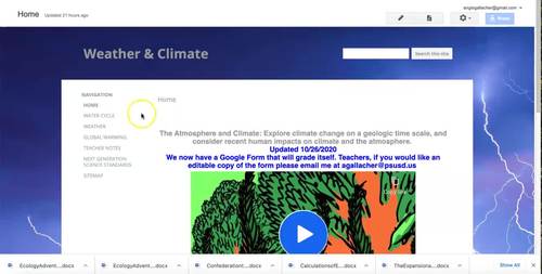 Digital Weather & Climate WebQuest NGSS MS-ESS2 & MS-ESS3-5. by Ms ...