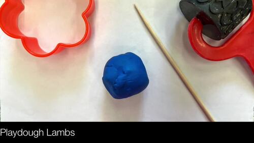 Lamb SCULPTURE Tutorial for PLAY DOUGH Art Activity Skills Builder for CLAY