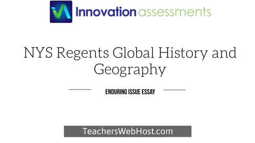 Regents Global 9 Week 20 Enduring Issue Essay No. ei33 by Innovation
