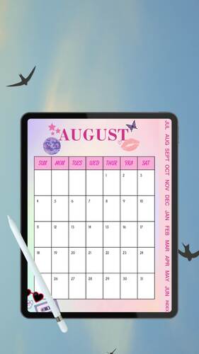 July 2024- June 2025 Digital Swiftie Teacher Planner, Ipad/Goodnotes ...