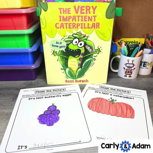 Caterpillar to Butterfly Life Cycle Patterns Creativity Activities, Craft
