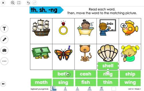 Interactive Phonics Activity Bundle - Set #2 by Big Heart Young Minds