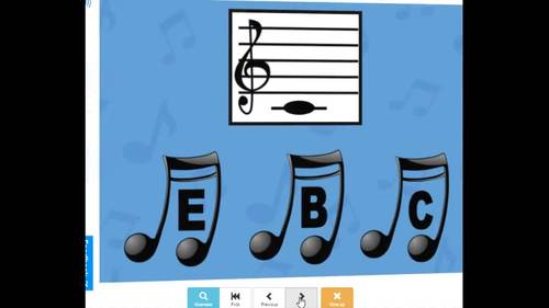Treble Clef Note Recognition Digital Boom Learning Task Cards by The ...