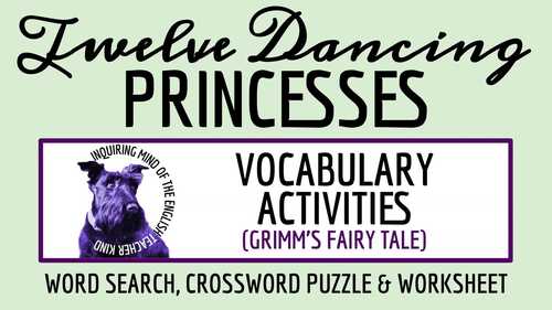 "Twelve Dancing Princesses" Vocabulary Games | Grimm's Fairy Tale ...