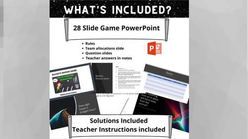 Light Reflection & Refraction - Epic Buckets Revision Game Science Physics!