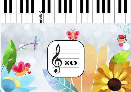 Valentines Themed Piano Keyboard Geography: Double Sharps + Flats ...