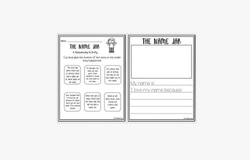 The Name Jar Book Companion Activities | SEL Read Aloud by JKLMentary