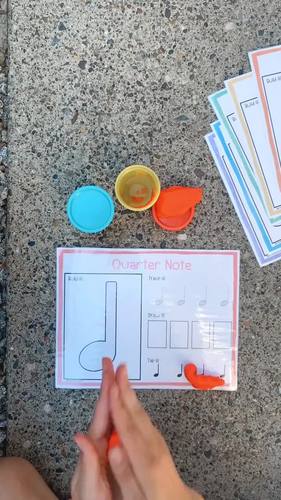Music Playdough Mats - Piano and Elementary Music Activities by Ms ...
