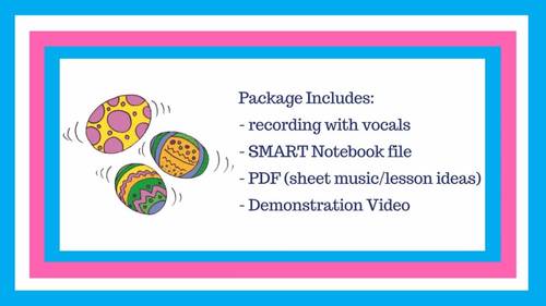 Easter Poem & Activity | Egg Shakers | mp3, PDF, SMART, Video | TPT